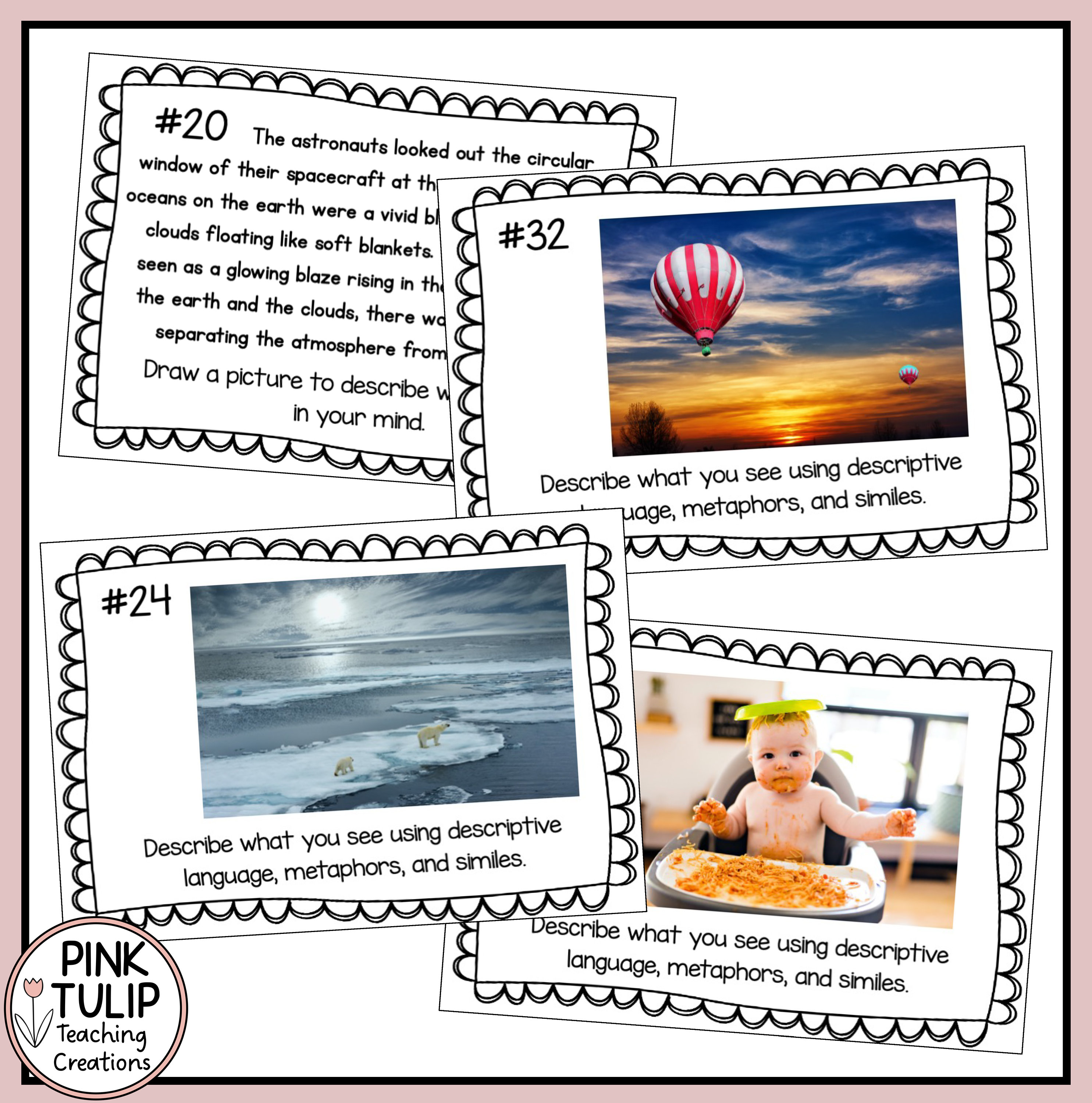 Visualizing (visualising) - Task Cards - Etsy