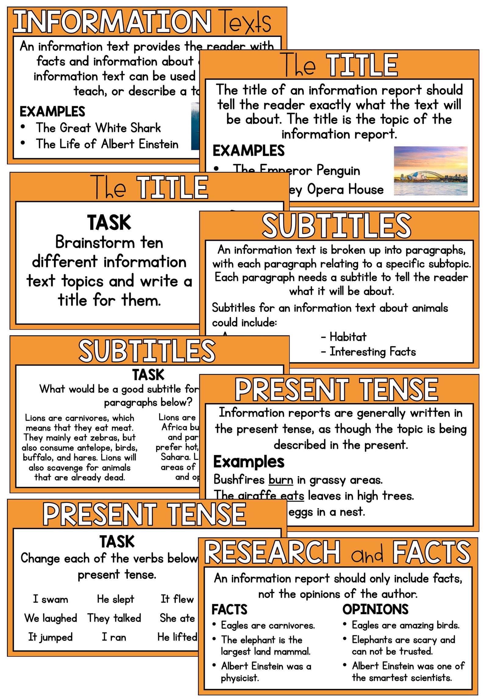 Information Text Reading Writing Powerpoint Presentation - Guided ...