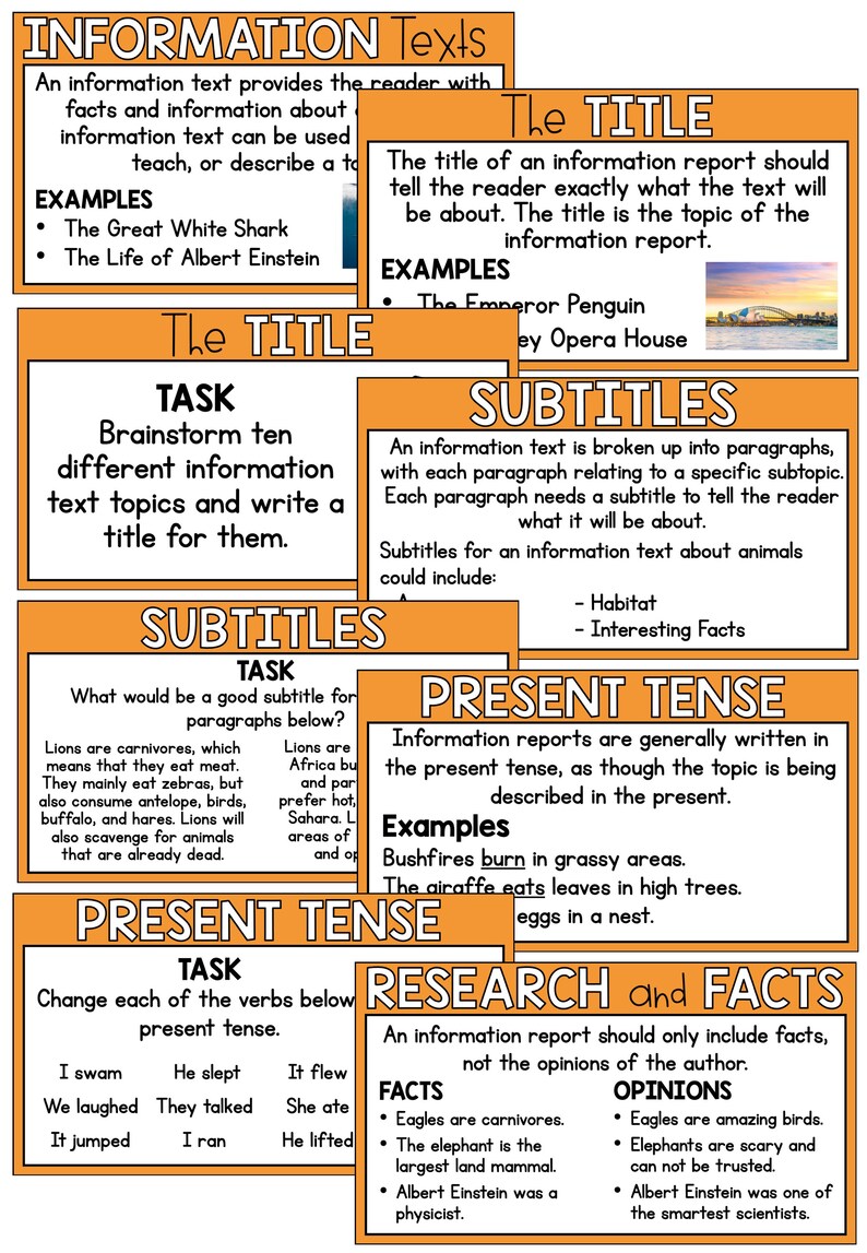 Information Text Reading Writing Powerpoint Presentation - Guided ...