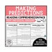 Making Predictions (predicting) - Reading Worksheet Pack - Etsy