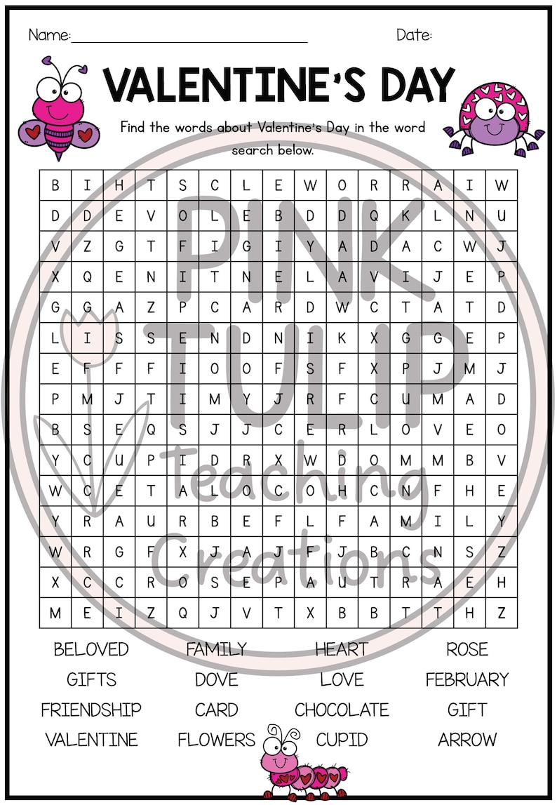 20 Themed Word Searches With Answers - Etsy