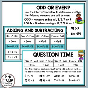 Odd and Even Numbers - Teaching Powerpoint Presentation - Etsy