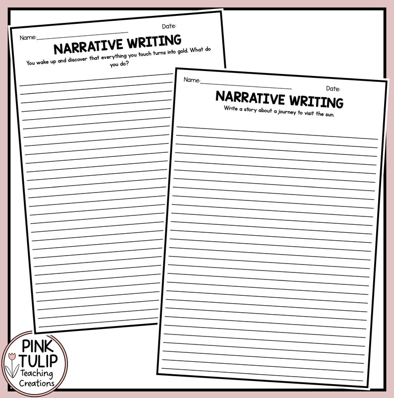 Narrative Writing Prompts - Lightning Writing - Etsy