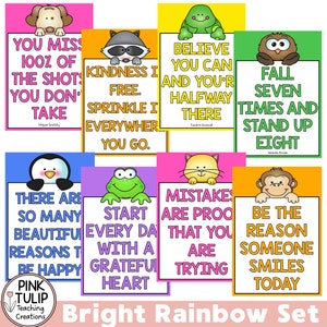 Inspirational Quotes Posters - Classroom Decor - Etsy