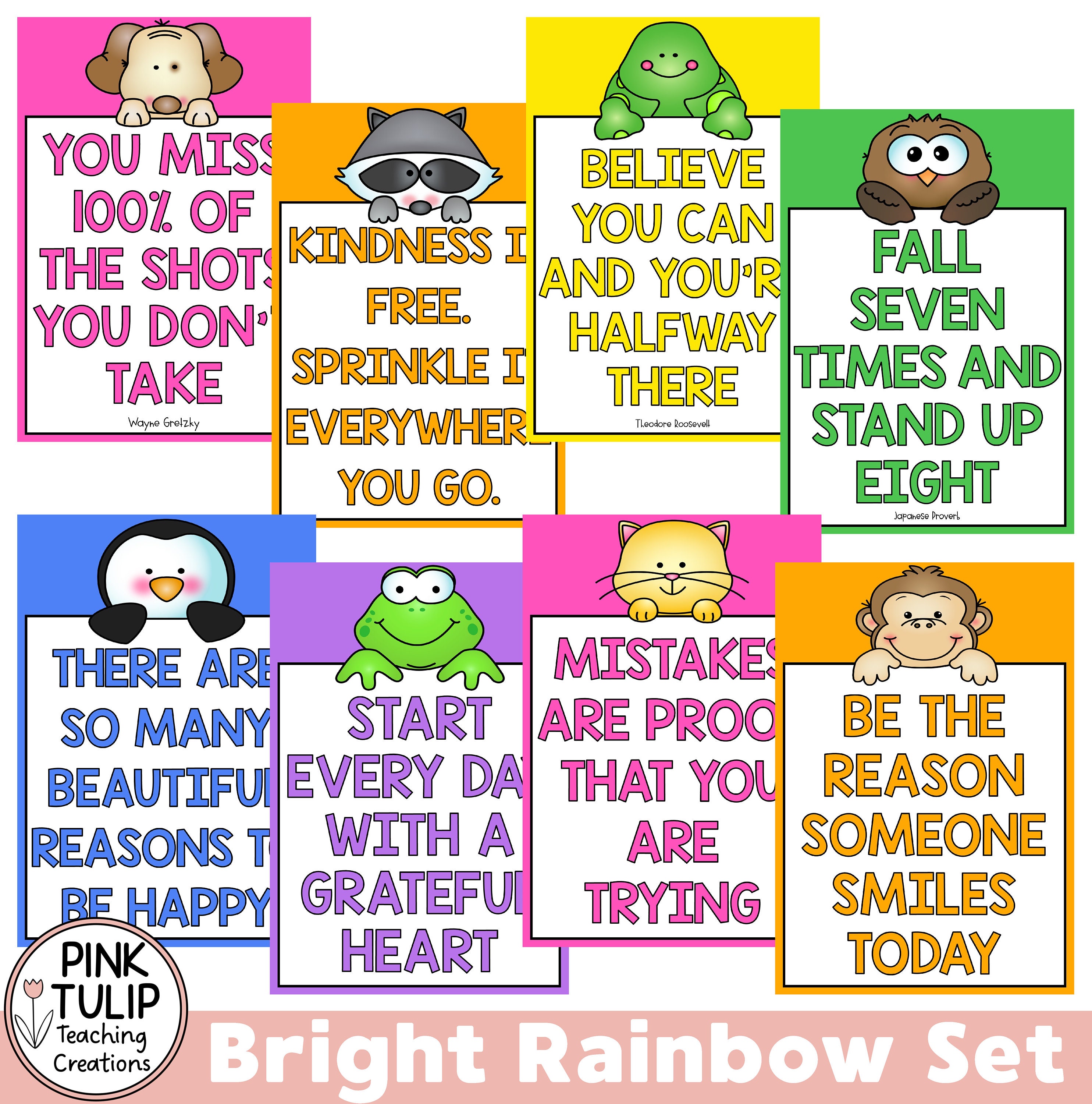 Inspirational Quotes Posters - Classroom Decor - Etsy