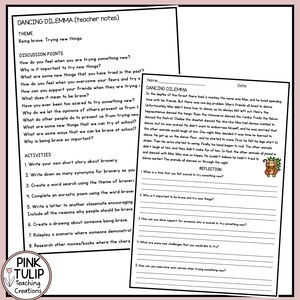 Social Emotional Comprehension Passages - With Reflection Questions - Etsy