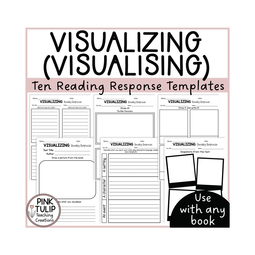 Visualizing (visualising) Reading Response Pack - Templates for Any ...