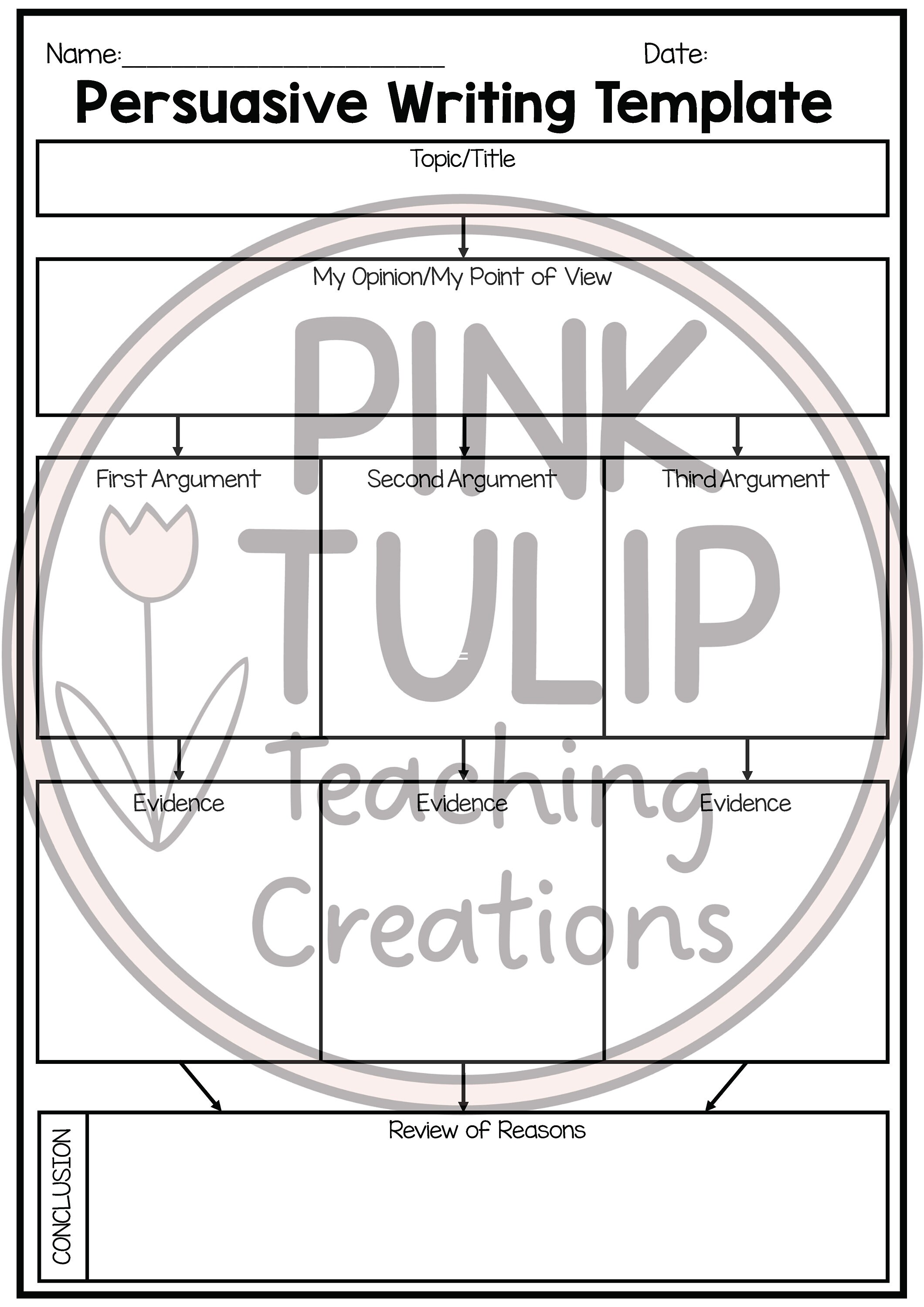 Persuasive Writing Worksheet Pack - No Prep Lesson Ideas - Etsy