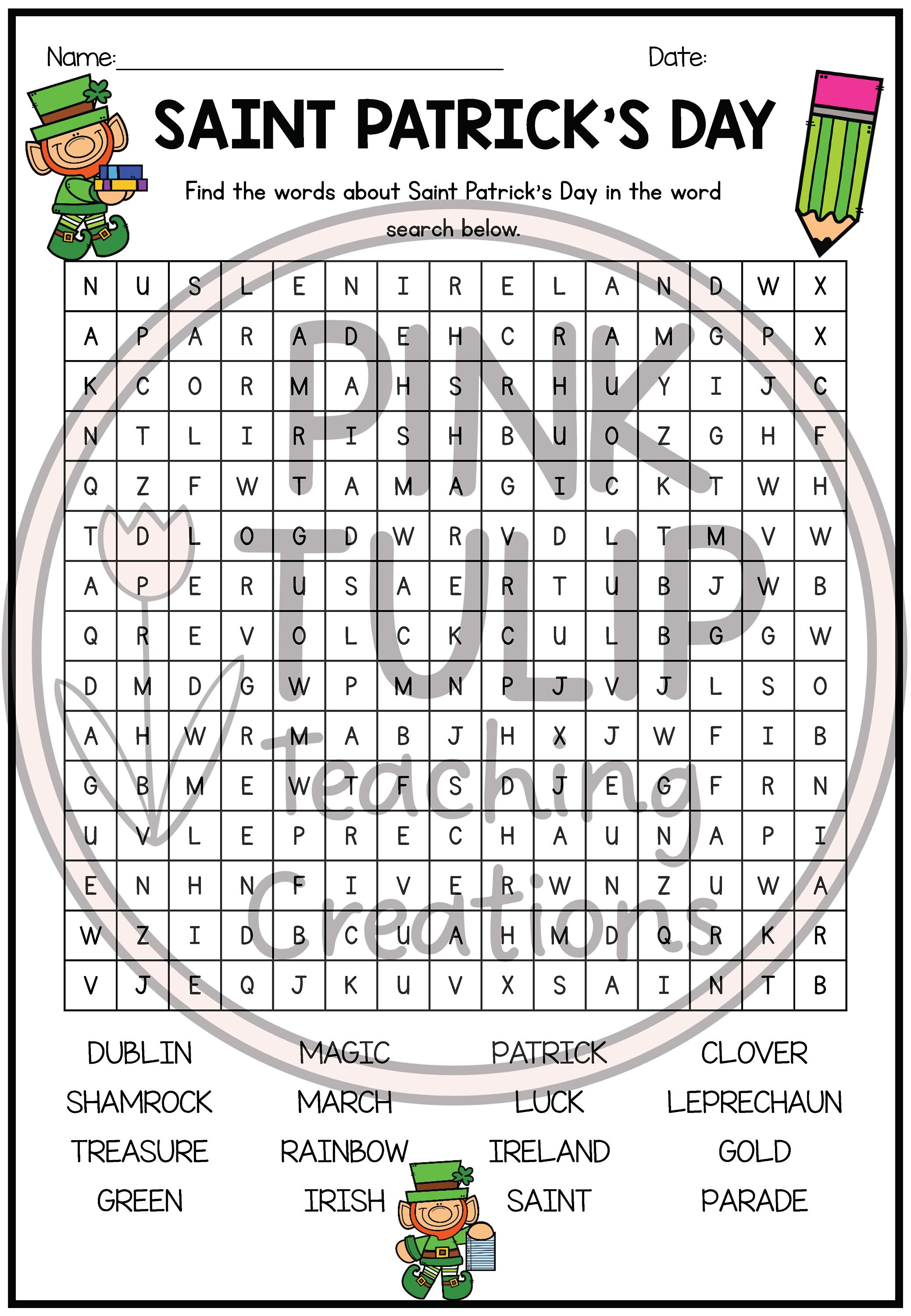 20 Themed Word Searches With Answers - Etsy