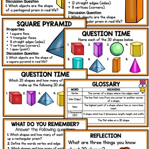 Define, Describe, and Compare 3D Shapes - Teaching Powerpoint ...
