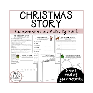 Christmas Story Activity Book - Etsy