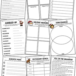 Christmas Story Activity Book - Etsy