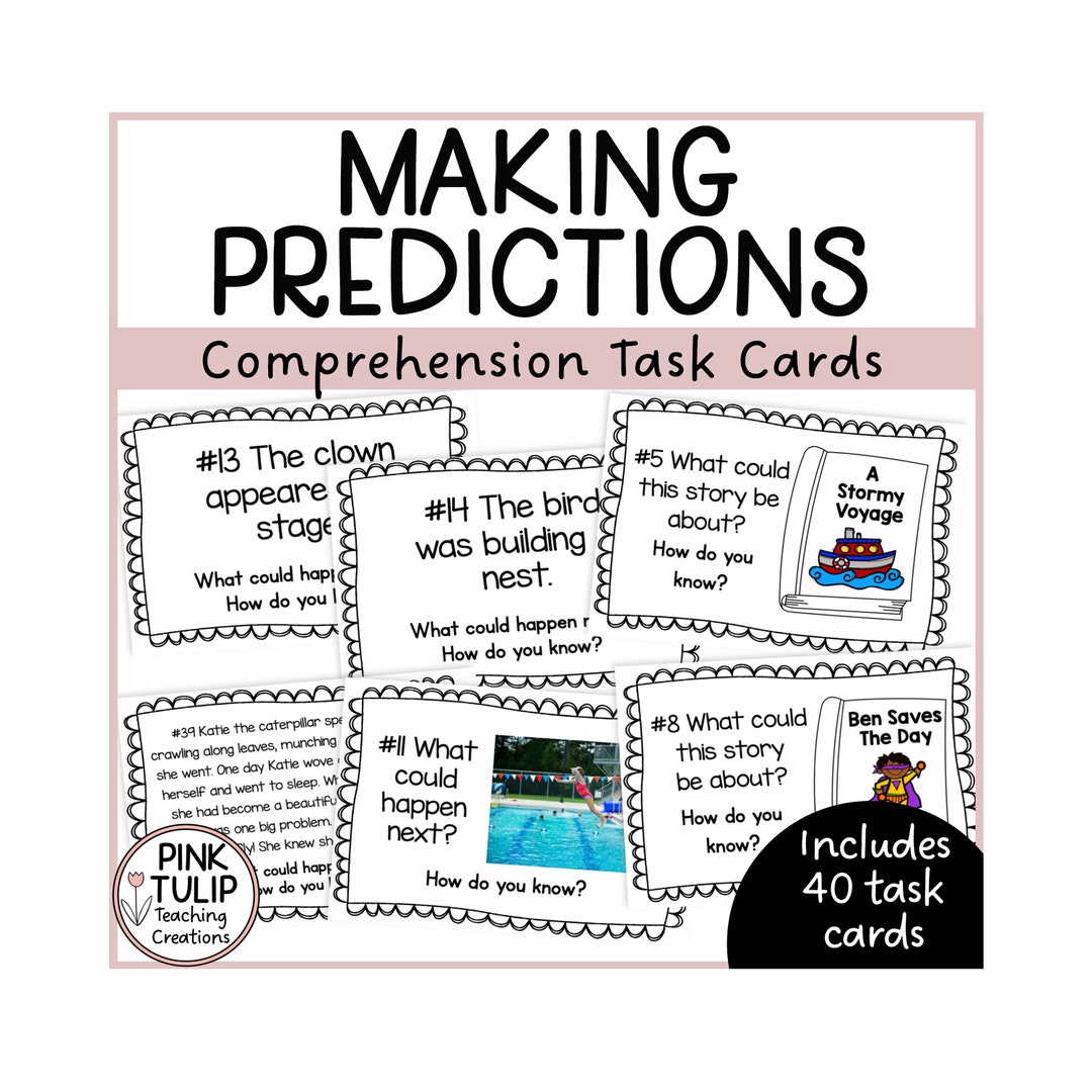 Making Predictions predicting Task Cards (Download Now) - Etsy