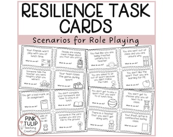 Resilience Scenarios - Task Cards for Role Play - Etsy