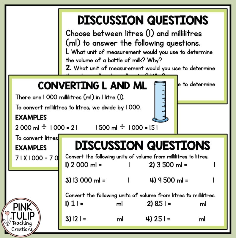 Mass, Weight, and Volume - Teaching Powerpoint Presentation - Etsy