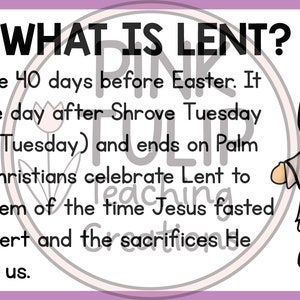 The Season of Lent - Teaching Powerpoint Presentation - Etsy