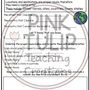 Nouns Worksheet Pack - Common, Proper, Abstract, Collective, and ...