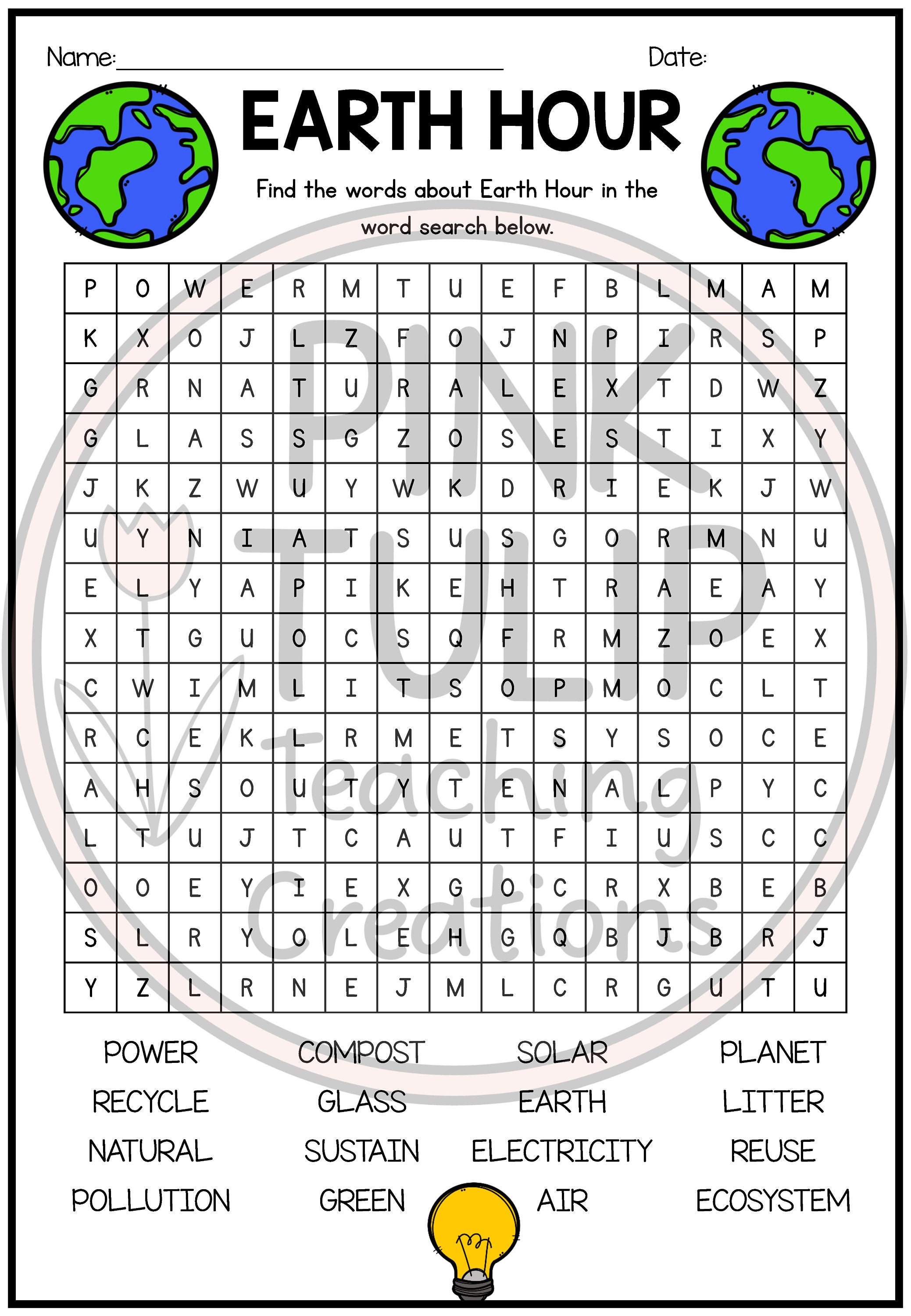 20 Themed Word Searches With Answers - Etsy