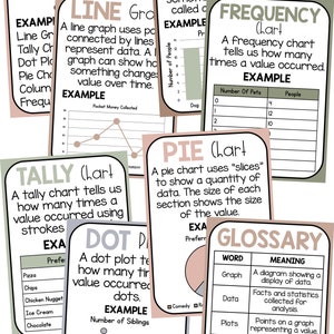 Data and Graphing Posters - Classroom Decor - Etsy