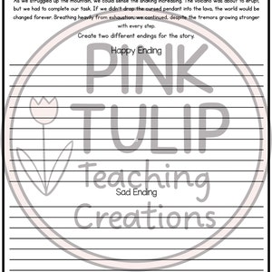 Resolution - Narrative Writing Worksheets - Etsy