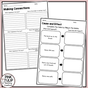 Reading Comprehension - Danny the Dinosaur - Etsy