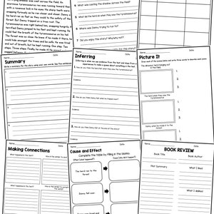 Reading Comprehension - Danny the Dinosaur - Etsy