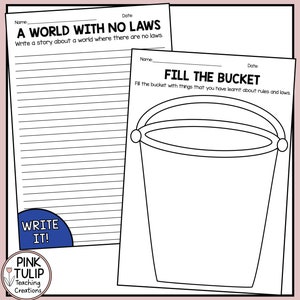Rules and Laws Activity Pack - Civics and Citizenship Unit - Etsy