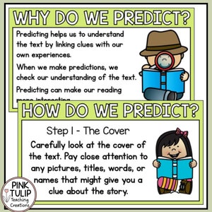 Making Predictions (predicting) Reading Strategy Powerpoint - Guided ...