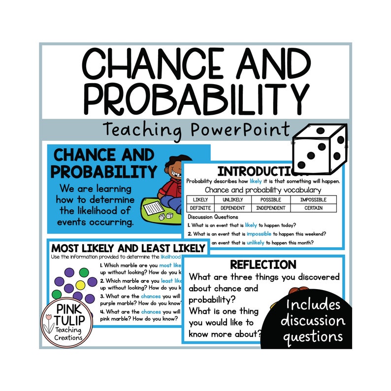 Chance and Probability - Teaching Powerpoint Presentation - Etsy