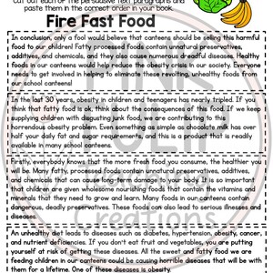 Persuasive Writing - Paragraph Jumble Up - Etsy