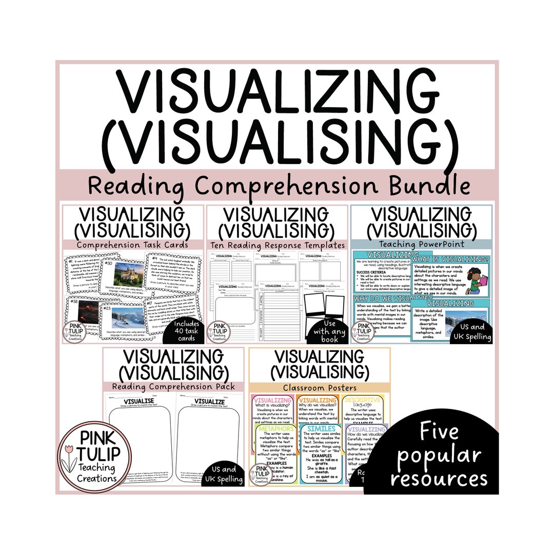 Visualizing (visualising) - Reading Comprehension Bundle - Etsy