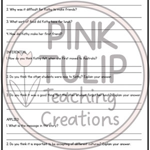 Comprehension Worksheets - Reading Strategies Set #7 - Etsy