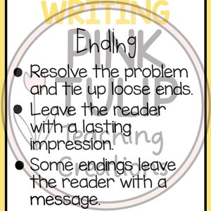 Narrative Writing Posters - Classroom Decor - Etsy