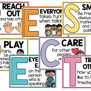 Respect Acrostic Poem Poster Set - Classroom Decor - Etsy