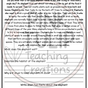 Summarizing (summarising) - Reading Worksheet Pack - Etsy