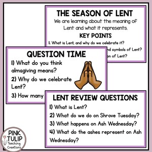 The Season of Lent - Teaching Powerpoint Presentation - Etsy