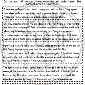 Narrative Writing - Paragraph Jumble Up - Etsy