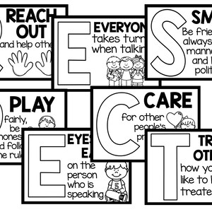 Respect Acrostic Poem Poster Set - Classroom Decor - Etsy