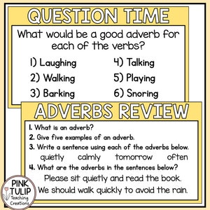 Adverbs Powerpoint - Guided Teaching - Etsy