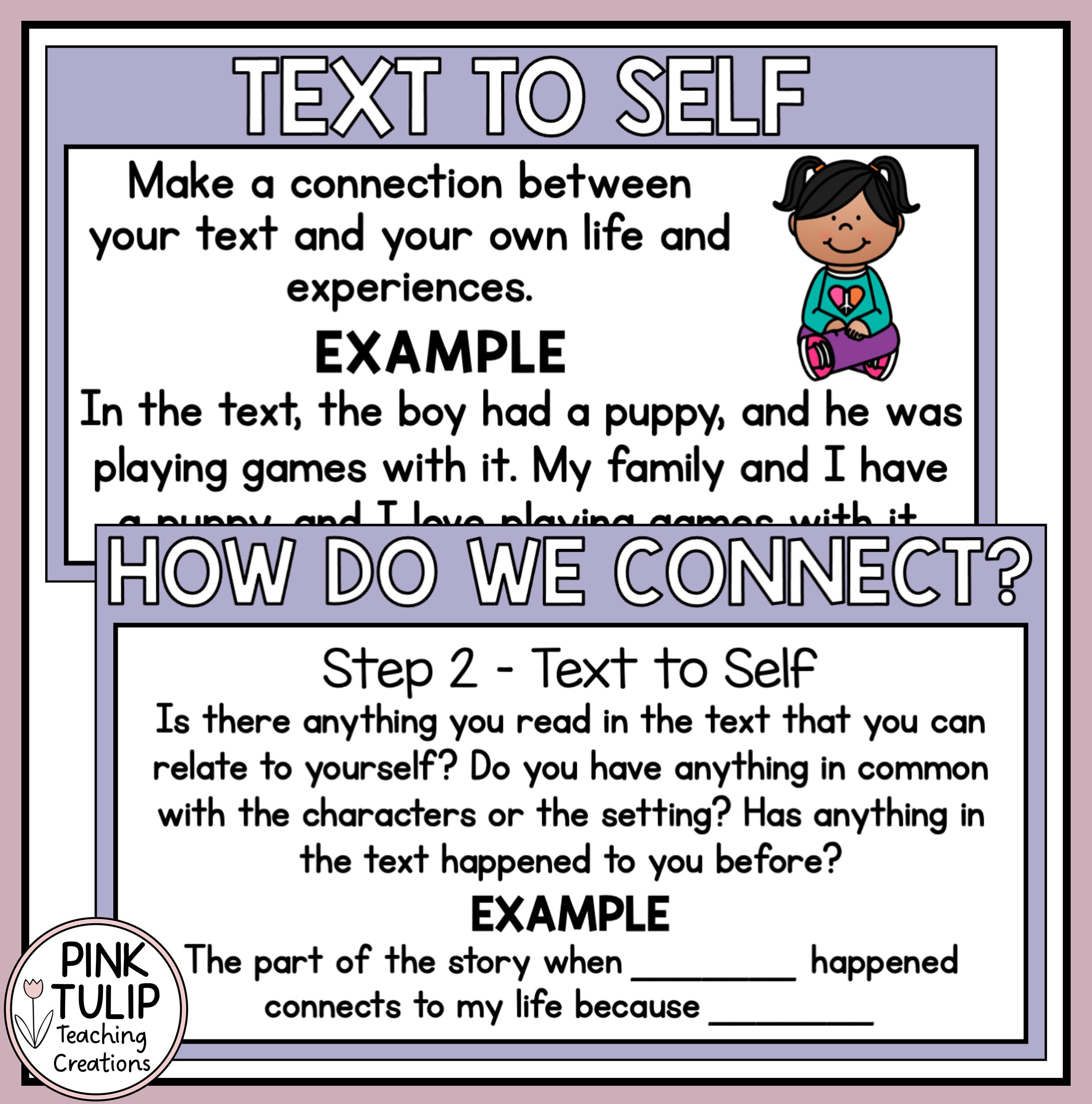 Making Connections (connecting) Reading Strategy Powerpoint - Guided ...