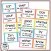 Sight Word Cards 101-200 High Frequency Words With Sentences - Etsy