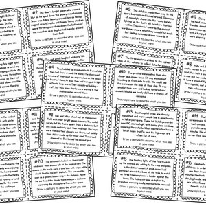 Visualizing (visualising) - Task Cards - Etsy