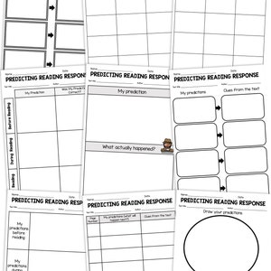 Reading Response Templates - Reading Strategies Bundle - Etsy