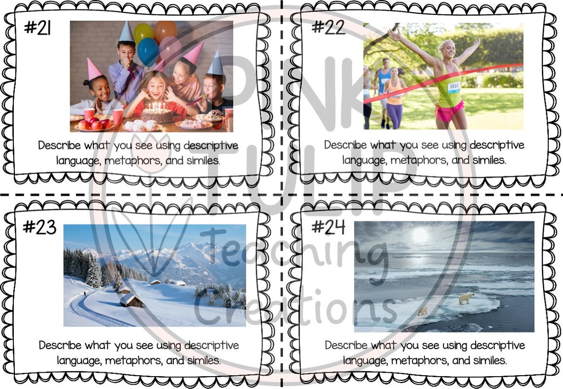 Visualizing (visualising) - Task Cards - Etsy