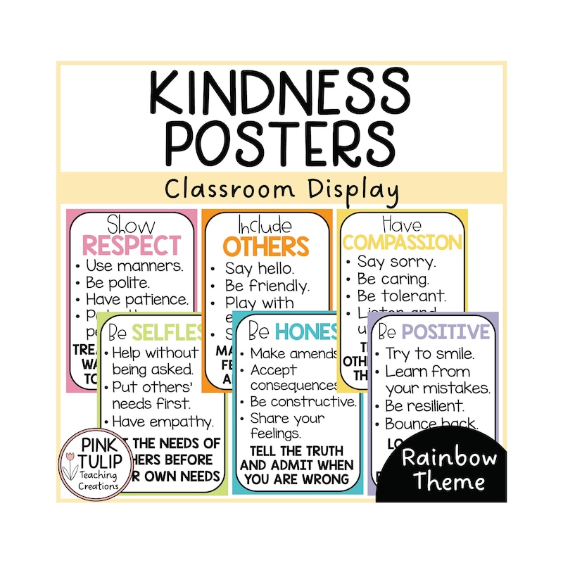 Kindness Posters - Etsy