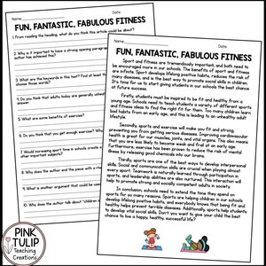Persuasive Text Examples Ten Reading Samples With Comprehension - Etsy