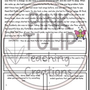 Comprehension Worksheets - Reading Strategies Set #6 - Etsy