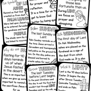 Lent Posters - Classroom Decor - Etsy