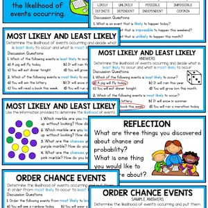 Chance and Probability - Teaching Powerpoint Presentation - Etsy