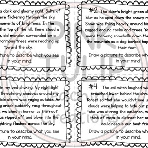 Visualizing (visualising) - Task Cards - Etsy